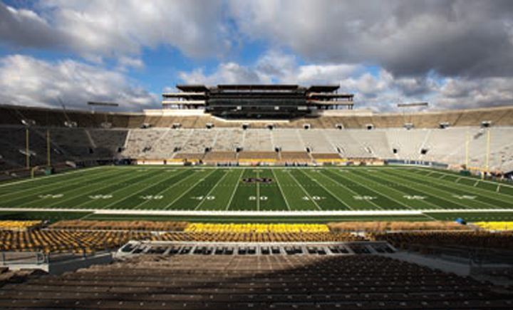 Notre Dame Stadium West Press Box