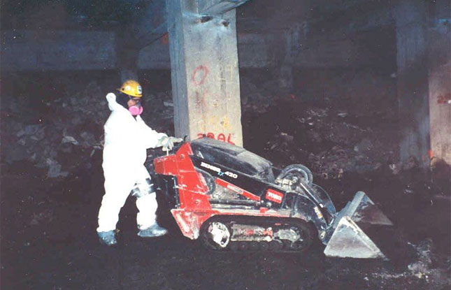 Soil Removal from Basement